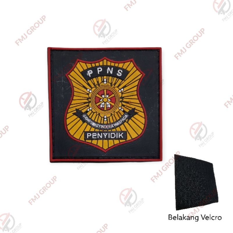 Jual Patch Rubber Logo PPNS PENYIDIK / Emblem Karet Logo PPNS PENYIDIK ...