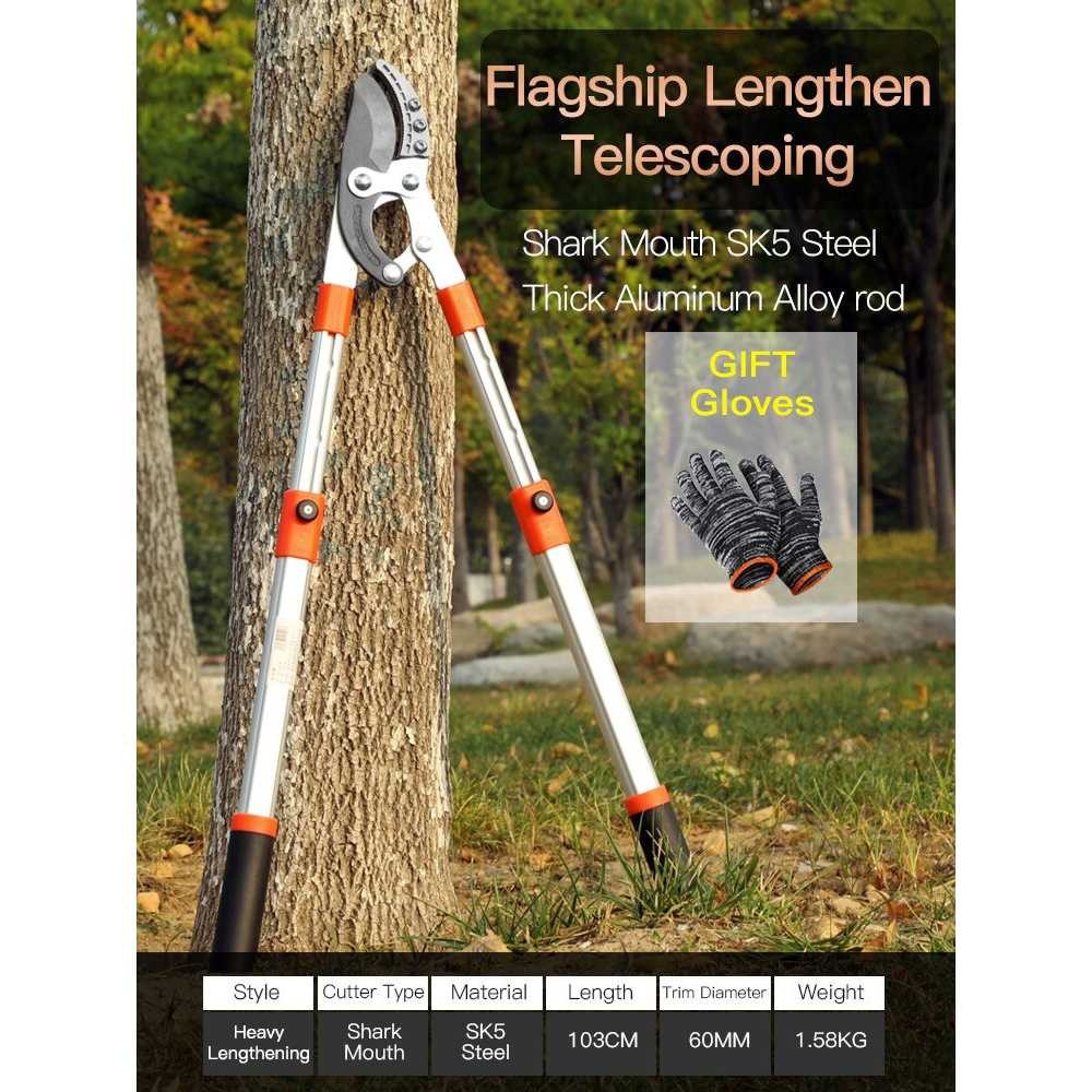 Jual Limited Gunting Ranting Telescopic Garden Pruning Shear Scissors ...