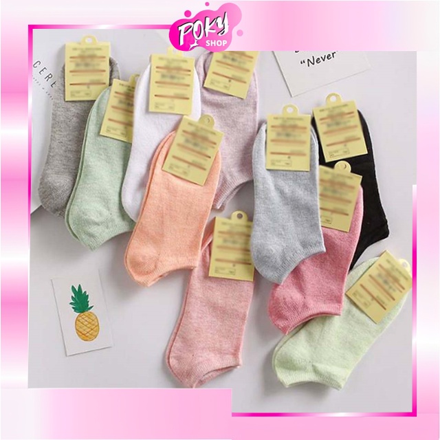 Jual POKY - K312 Kaos Kaki Ankle Cute / Socks Short Socks Sepatu / Kaos ...