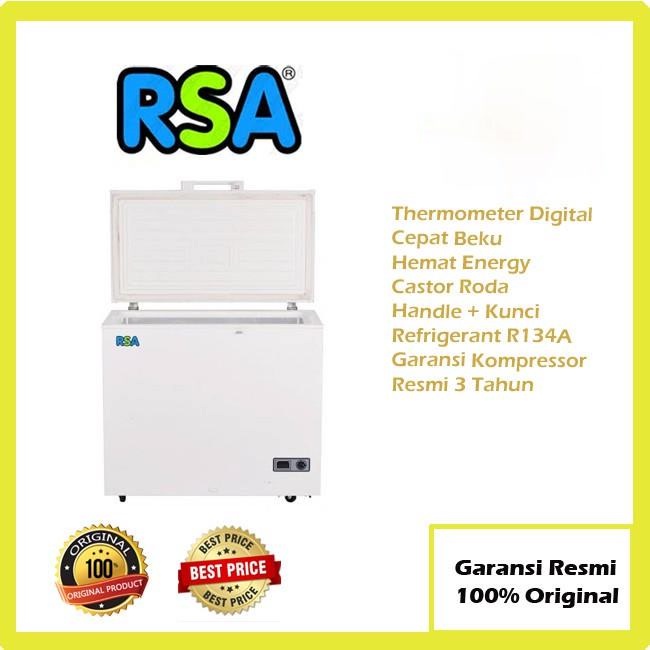 Jual TOP 1 FREEZER BOX RSA CF 220 CHEST FREEZER RSA 200L PETI PEMBEKU ...