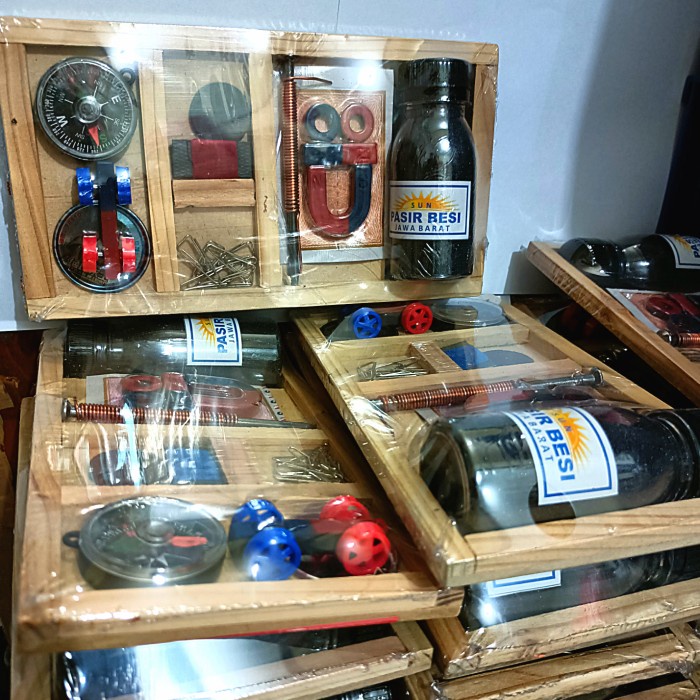 Jual PAKET MAGNET EDUKASI KOMPLIT PRAKTEK ELEKTROMAGNET GAYA MAGNET ...