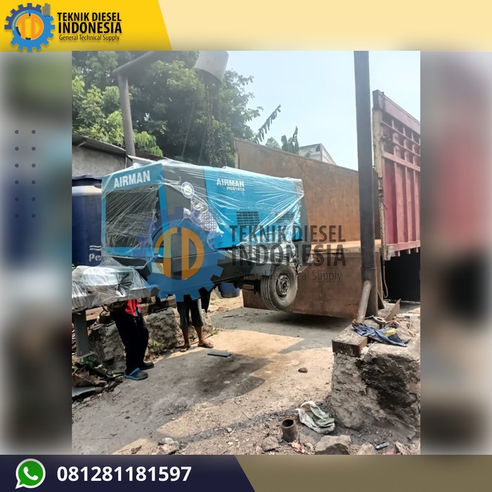 Jual Airman Portable Screw Air Compressor 185 CFM PDS 185S | Shopee ...