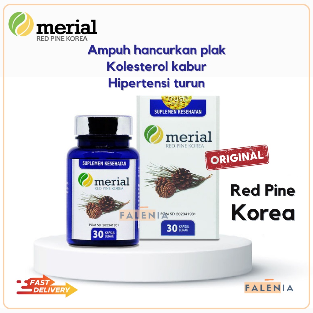 Jual ORIGINAL 100% Merial Red Pine Korea 100% Original Suplemen ...