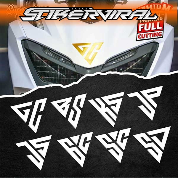 Jual Stiker GC BS Logo / Sticker Racing KS JP Logo / Stiker Visor JS 6C ...