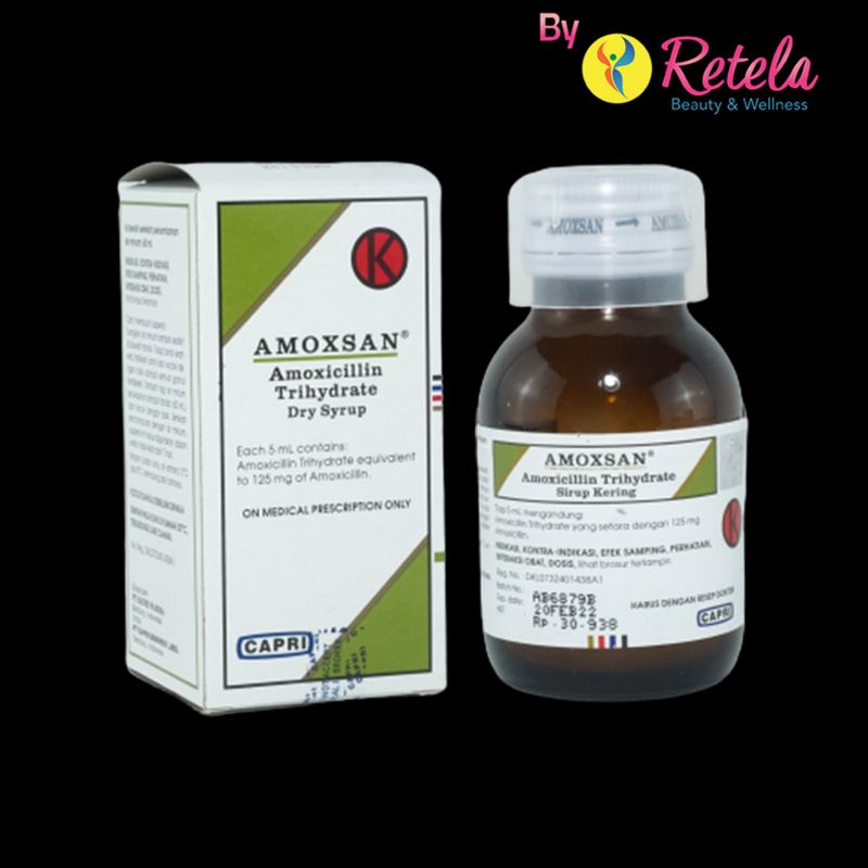 Jual AMOXSAN 125MG DRY SYRUP 60ML | Shopee Indonesia
