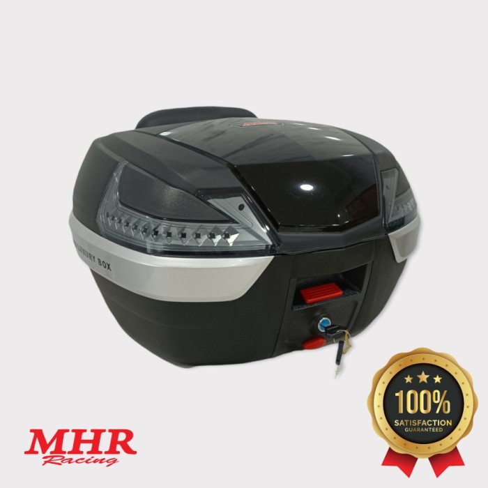 Jual Box Top Box Motor 45Liter Muat 2 Helm+Sandaran Jok Kunci Monolock ...