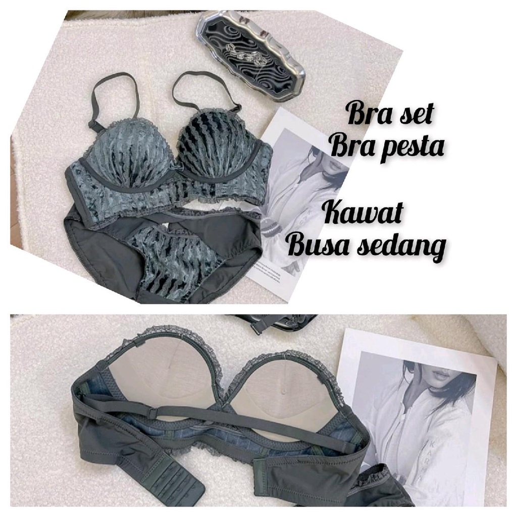 Jual Set Bra/ Bra Pesta Bra Tali/Tanpa Tali /Pakaian Dalam Wanita Set ...
