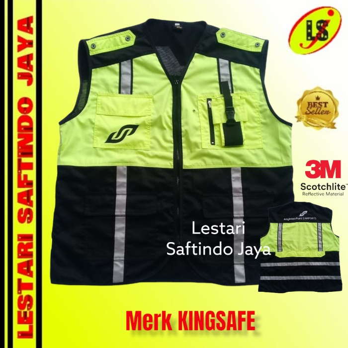Jual SAFETY VEST PUPR CUSTOM BORDIR /ROMPI SAFETY KOMBINASI WARNA ...