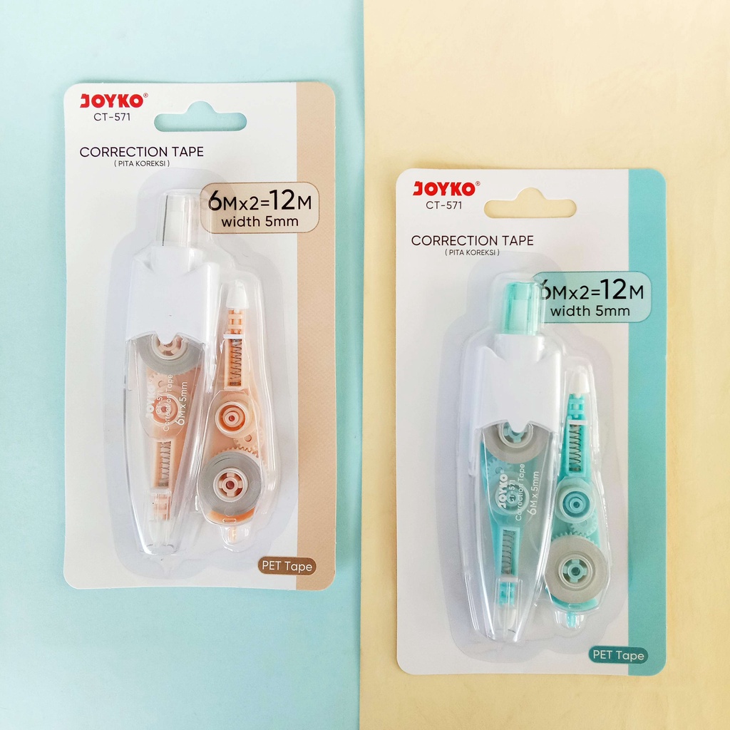 Jual Pita Koreksi Correction Tape Joyko CT-571 12M x 5mm | Shopee Indonesia