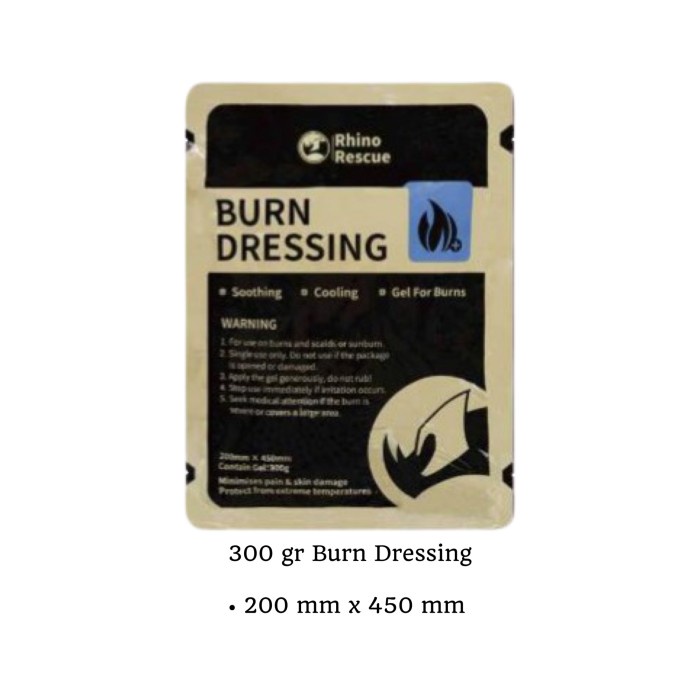 Jual Tactical Emergency Burn Dressing Large - Luka Bakar P3K Cooling ...