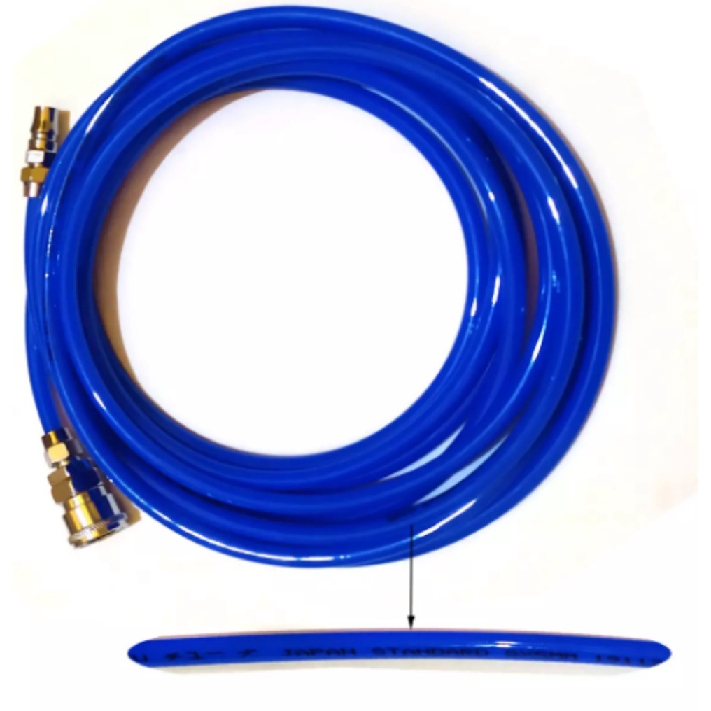 Jual Selang angin PU 5meter, set dengan sambungan coupler, selang ...