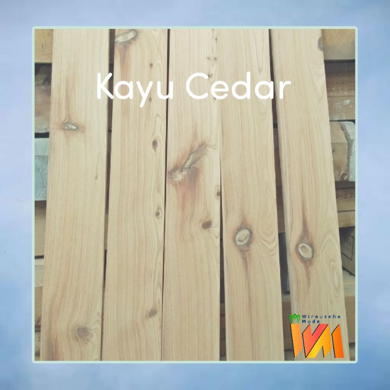 Jual Kayu Cedar Uk. 1,2 cm x 7 cm x 75 cm | Shopee Indonesia