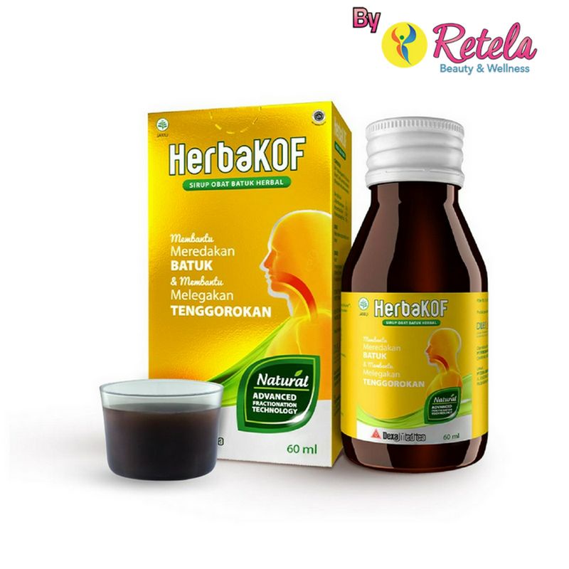 Jual HERBAKOF SYRUP OBAT BATUK HERBAL 60ML | Shopee Indonesia