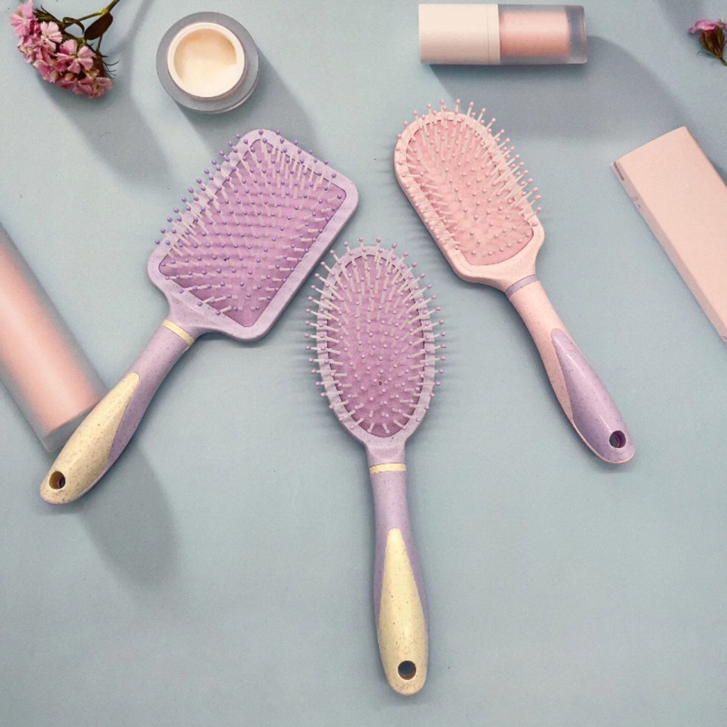 Jual Sisir Anti Kusut Sisir Rambut Oval Paddle Brush | Shopee Indonesia