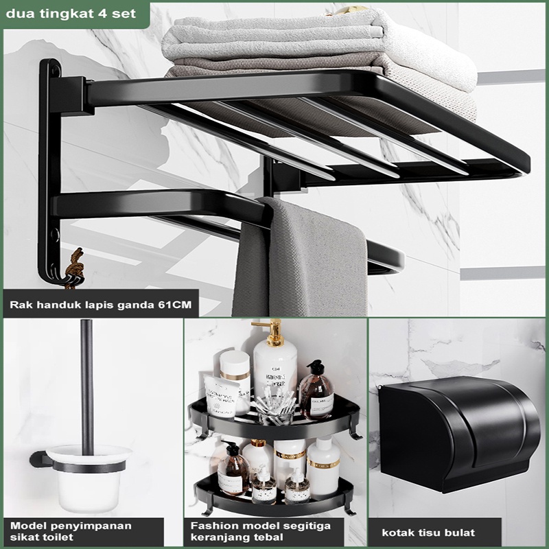 Jual Rak Kamar Mandi Dinding Rak handuk Rak sudut Rak Kamar Mandi ...