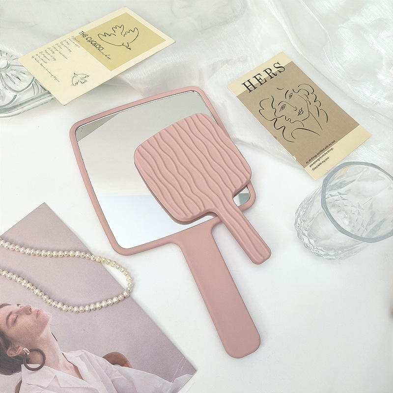 Jual Hand Mirror Aesthetic Cermin Rias Estetik Kaca Make Up | Shopee ...
