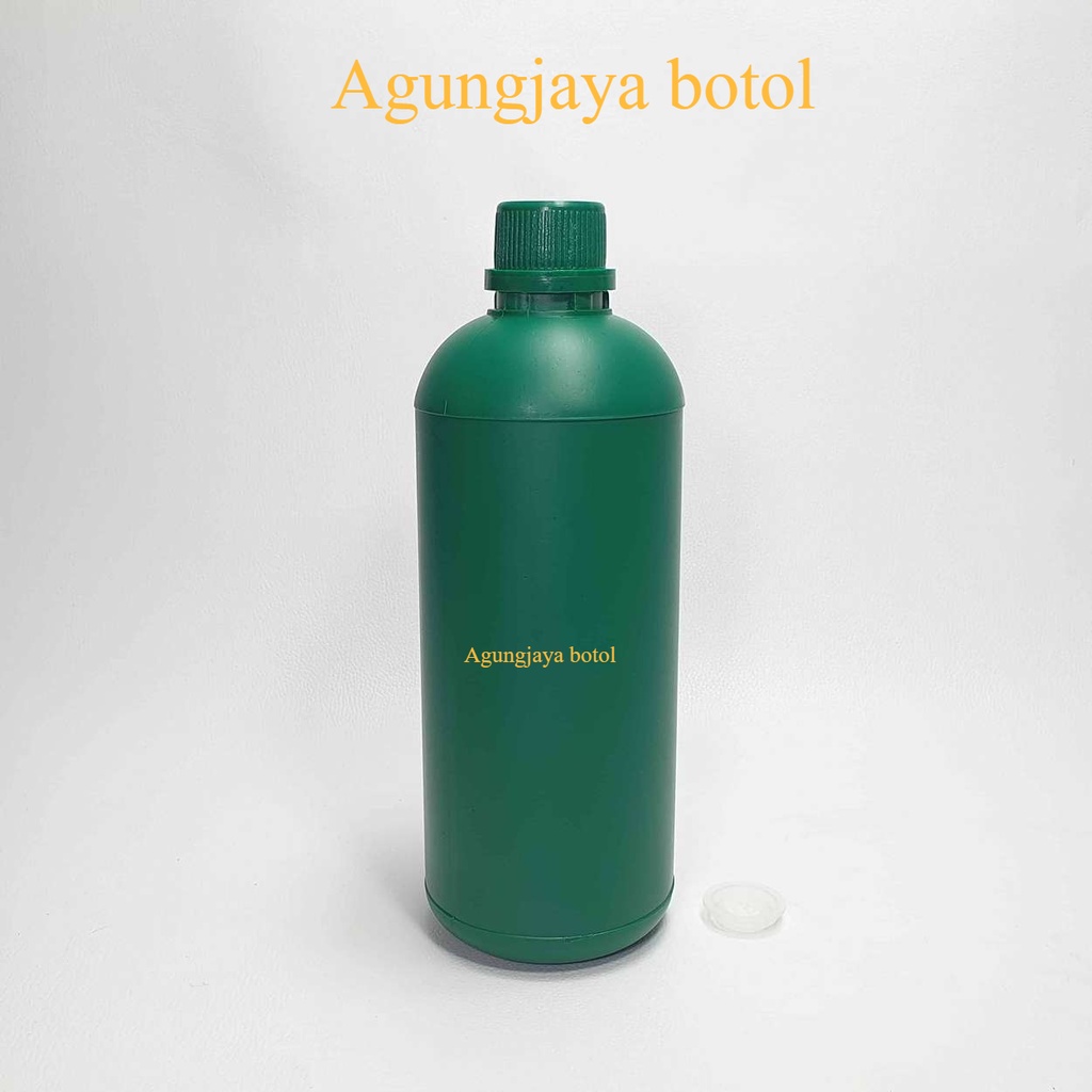 Jual Botol Pupuk M 1000 Ml Panjang Hijau HDPE / Botol Hdpe / Botol ...
