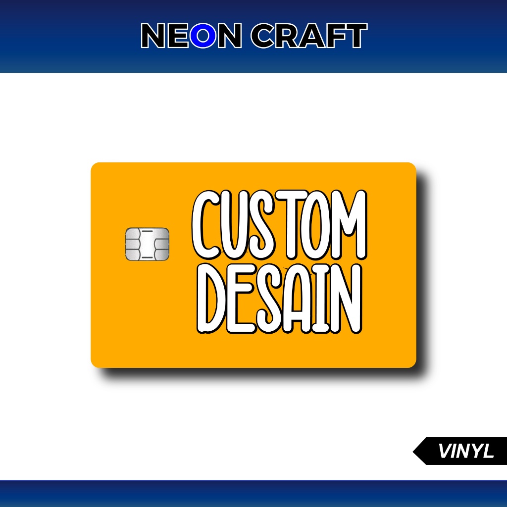 Jual CUSTOM Stiker ATM Skin Card Garskin Kartu Atm Bca Bri Mandiri ...