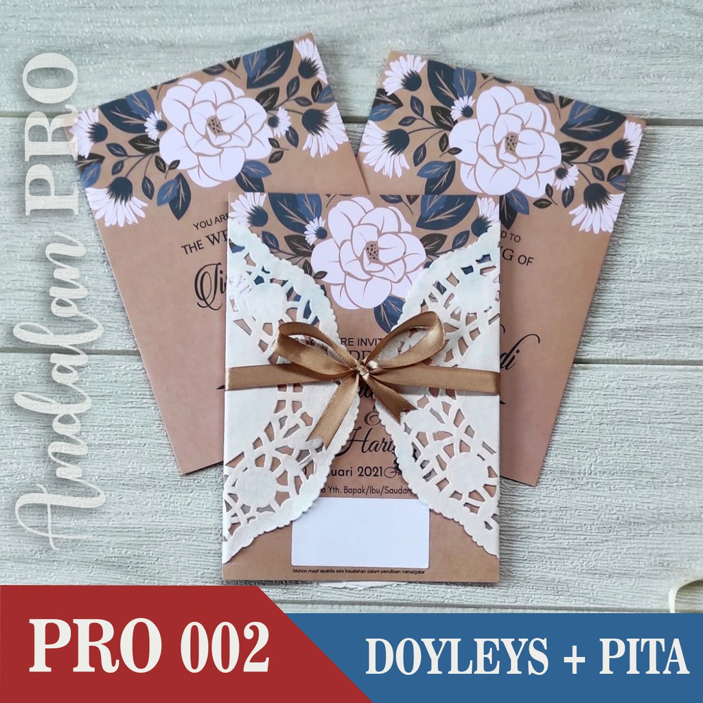 Jual Kode Toko: S8 - PRO 002 BL Lipat 2 Varian Doyleys + Pita - Cetak ...