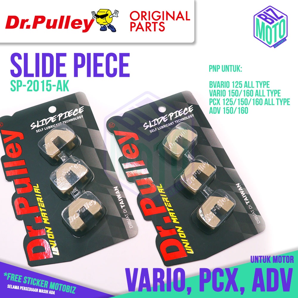 Jual DR PULLEY Slide Piece Honda VARIO PCX 125 150 THAI LOKAL ADV 150 ...
