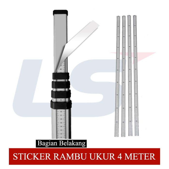 Jual Stiker RAMBU BAK Ukur Belakang 4 meter Sticker Vinyl Survey ukuran ...