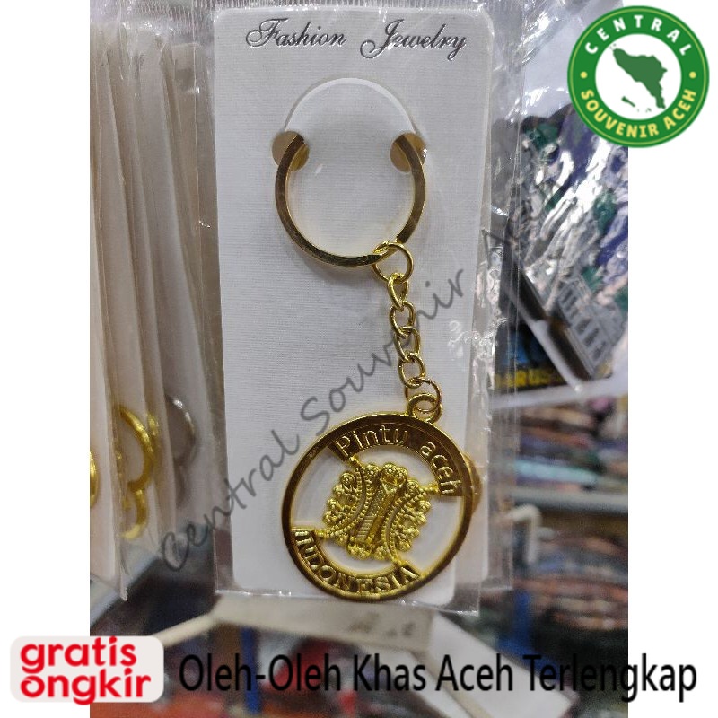 Jual GANTUNGAN KUNCI MOTIF PINTU ACEH BESI / SOUVENIR KHAS ACEH/OLEH ...