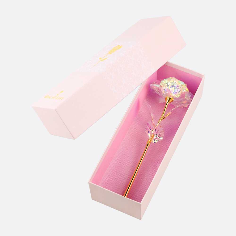 Jual Gift box bunga mawar Bunga Mawar Dekorasi Gold Foil Flower Galaxy ...