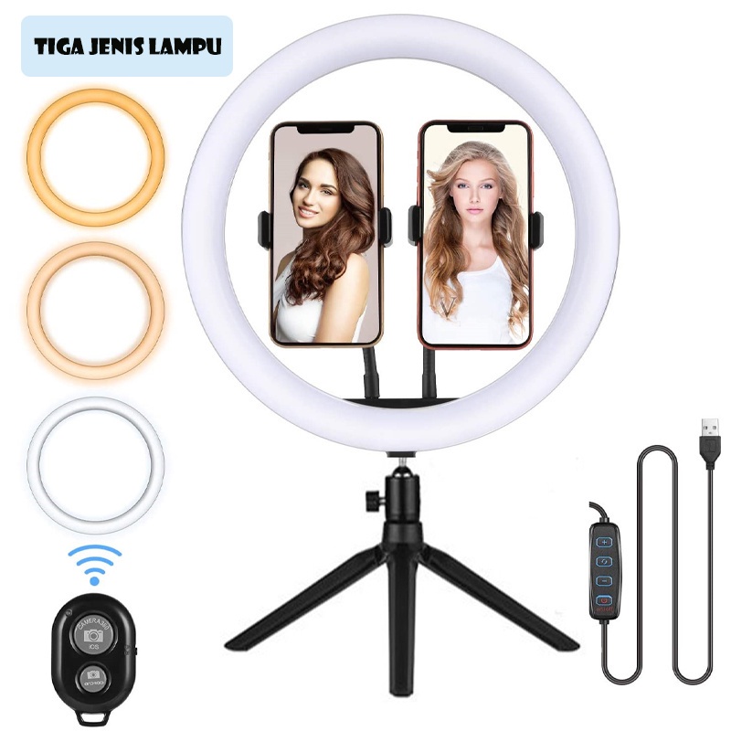 Jual Dion RING LIGHT 26 CM MIDEA STREAMING VLOGGING YOUTUBER | Shopee ...