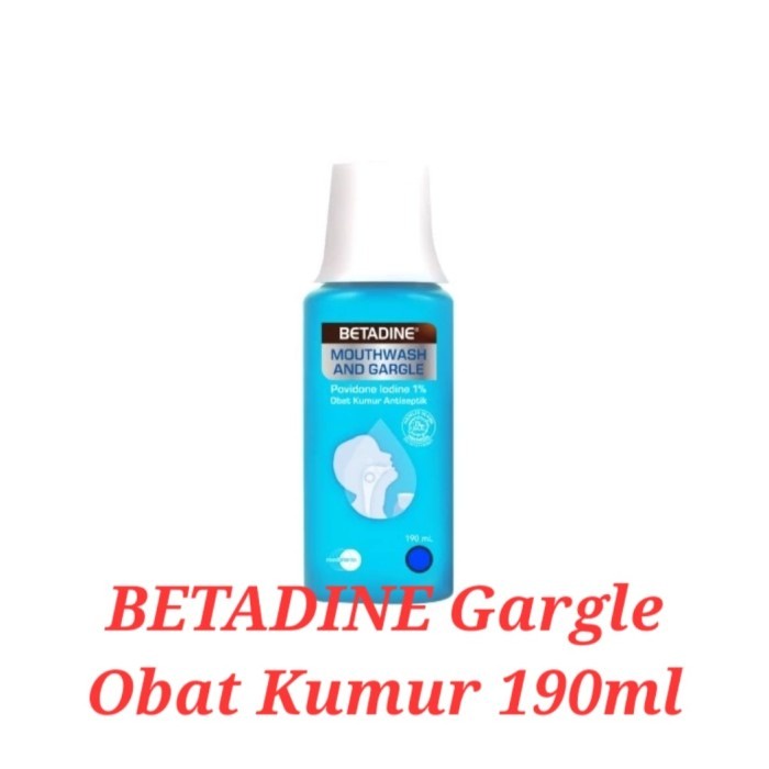 Jual BETADINE GARGLE 190ml Obat Kumur Mulut / Mouthwash 190 ml | Shopee ...