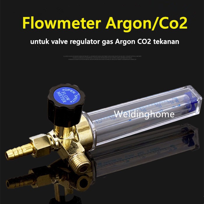 Jual Flowmeter Flow meter Untuk Regulator Gas Argon Atau Co2 Argon ...