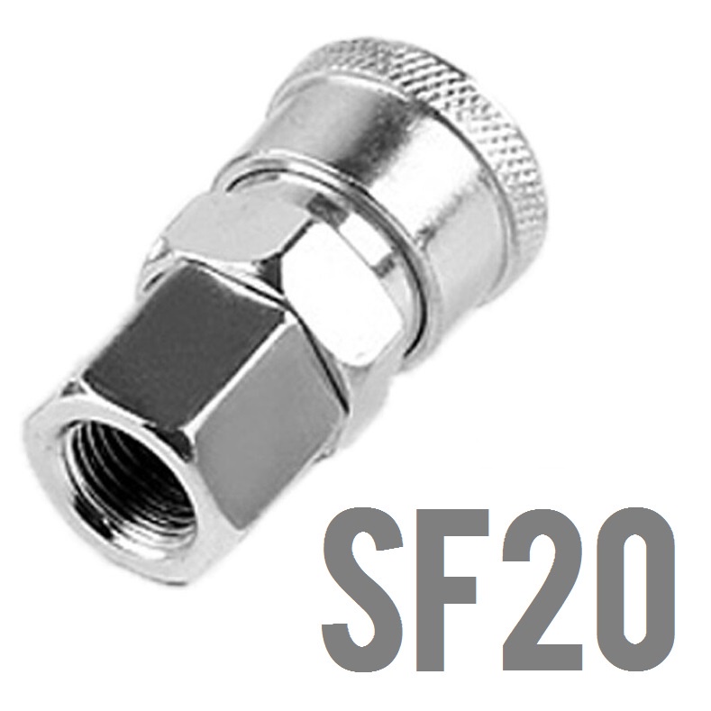 Jual QUICK COUPLER SF 20 sambungan selang udara angin kompresor ...
