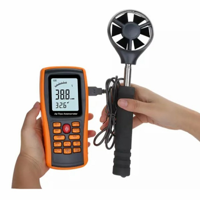 Jual GM8902 Digital Air Wind Speed Anemometer Alat Ukur Kecepatan Angin ...