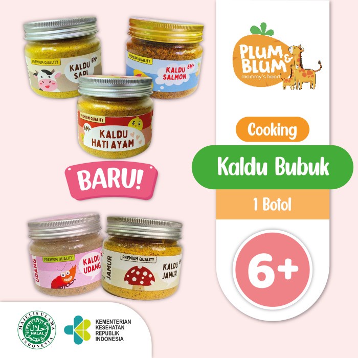 Jual Plum & Blum Kaldu Bubuk Mpasi / Kaldu Sapi Kaldu Hati Ayam Kaldu ...