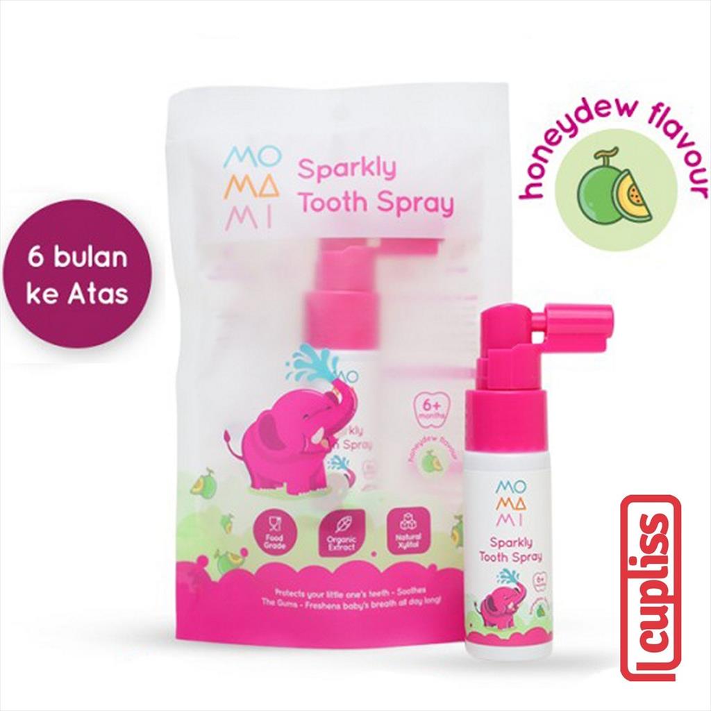 Jual MoMaMi Sparkly Tooth Spray Honeydew 20ml 133901 20 ml | Shopee ...