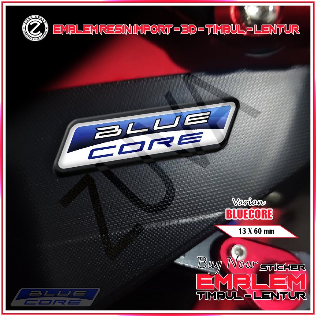 Jual STIKER MOTOR YAMAHA EMBLEM TIMBUL BLUECORE 3D LOGO BLUECORE ...