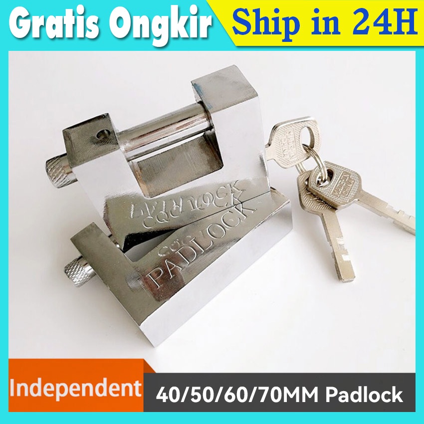 Jual Steel Burglar Padlock Kunci Pintu Rumah Pagar | Kunci Gembok ...