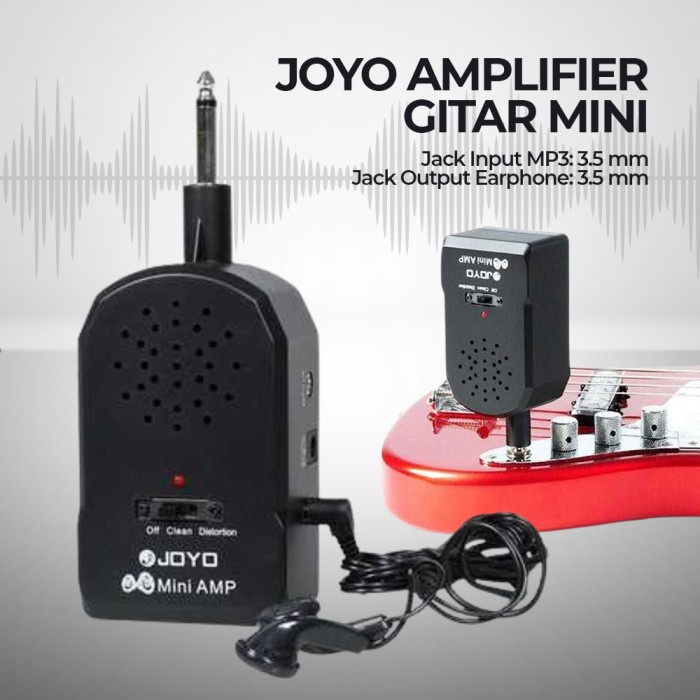 Jual Ampli Mini Guitar Amplifier Gitar Listrik JOYO JA-01 2W Jack ...