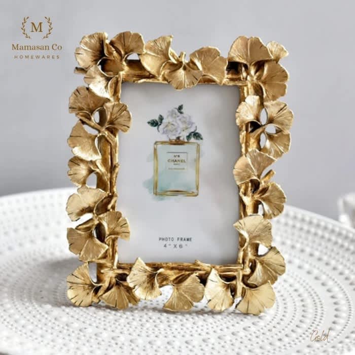 Jual Aimee Flower Photo Frame | Bingkai Foto Frame Gold Luxury | Shopee ...