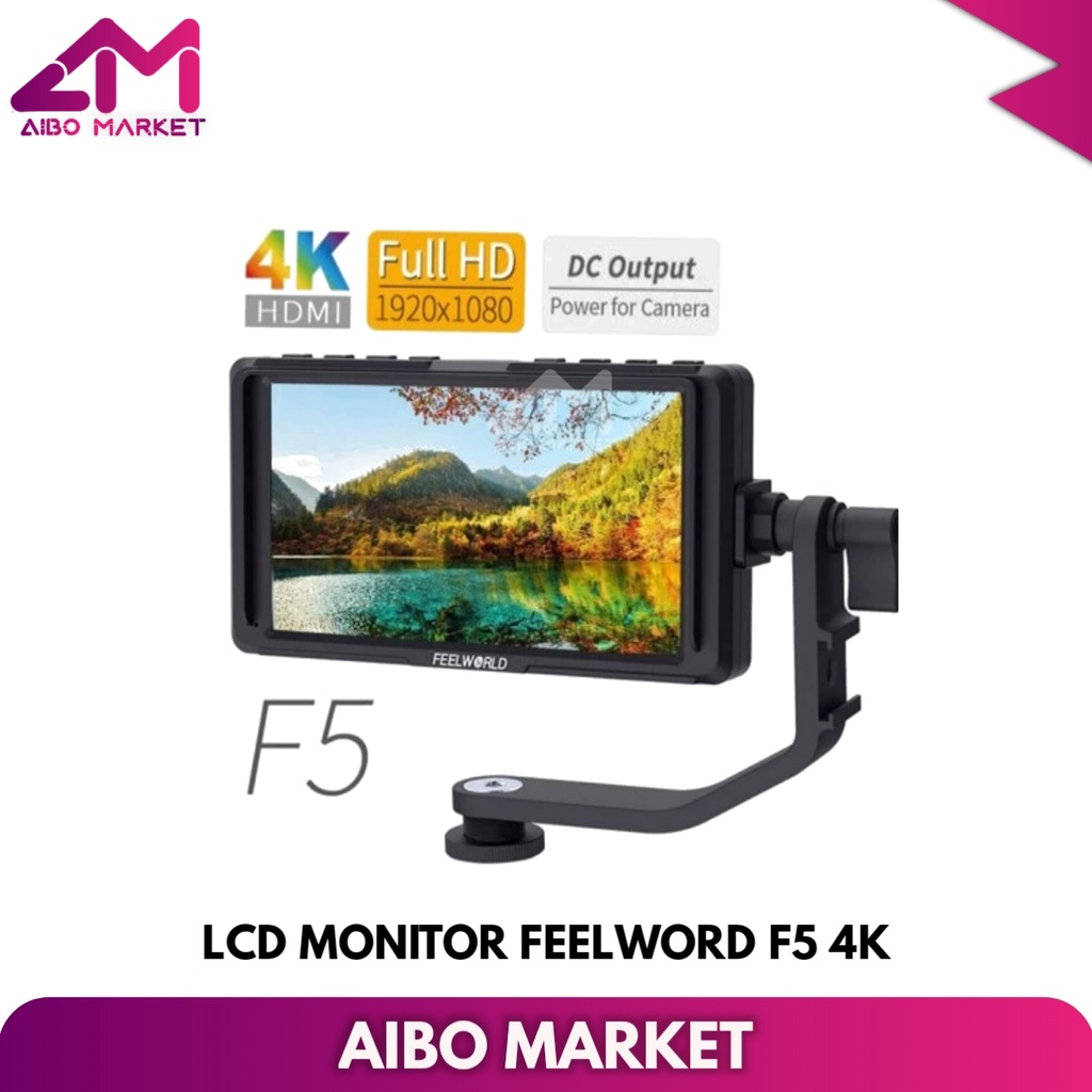 Jual FEELWORLD F5 5 Inch 4K HDMI Camera Field Monitor FHD 1920x108 ...