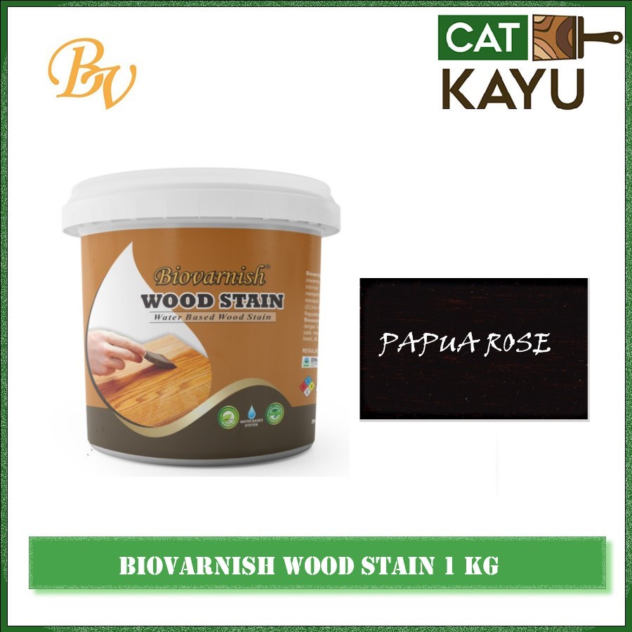 Jual Biopaint Vernis Kayu Warna Gelap Biovarnish Wood Stain 1 kg Corak ...