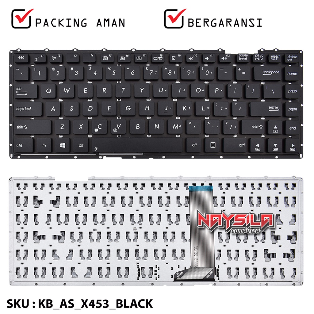 Jual Keyboard Asus X453 X453M X455 A455L A455 A455L F451C K450J K450JB ...