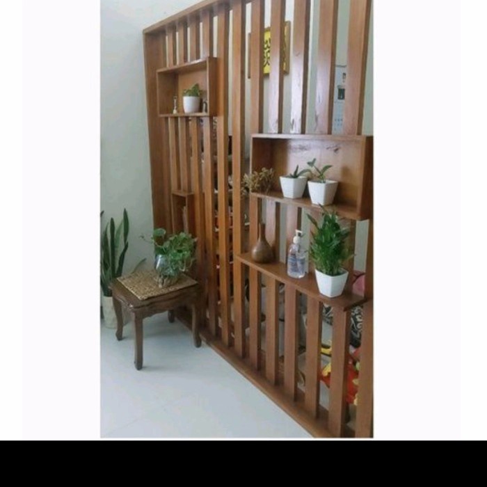 Jual partisi sekat ruangan kayu solid | Shopee Indonesia