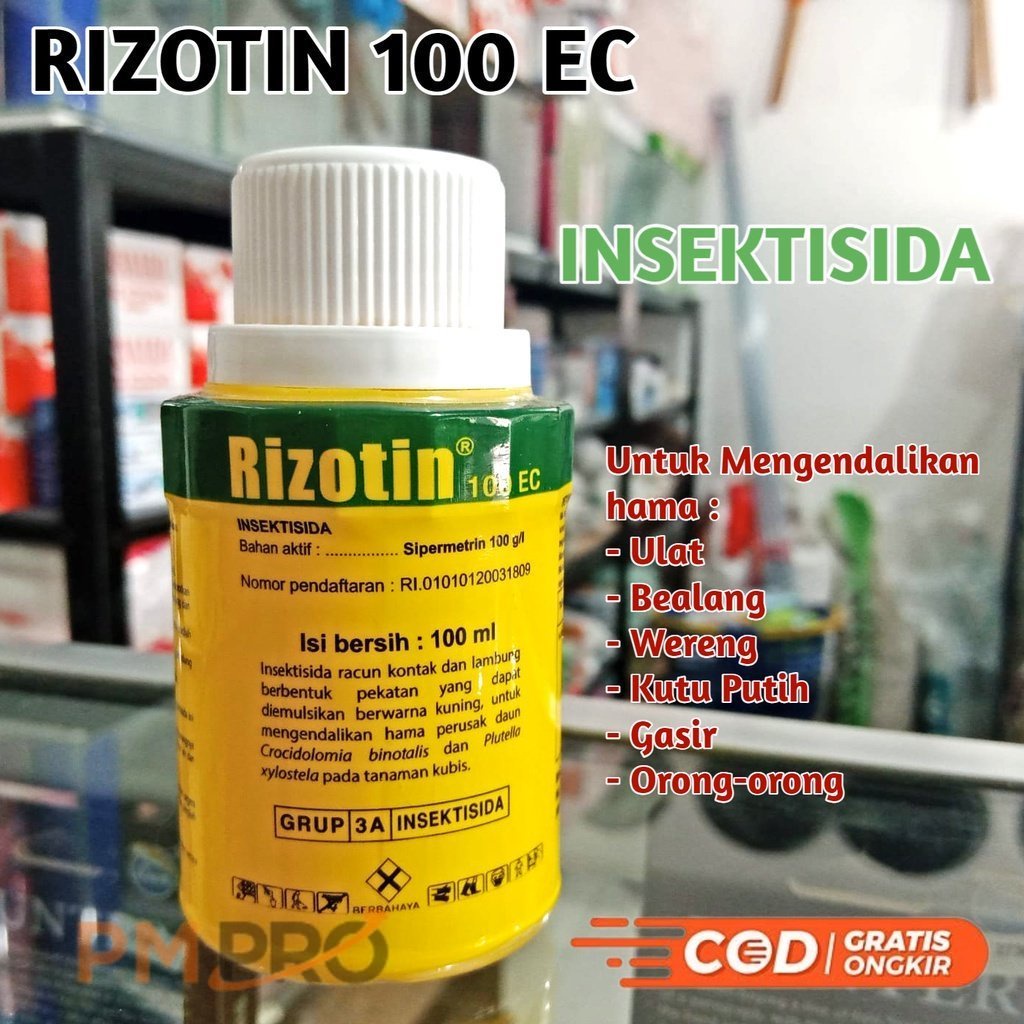 Jual Insektisida Rizotin 100 Ec 500 Ml Atau Obat Racun Untuk ...