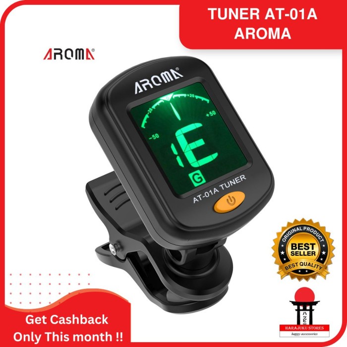 Jual Tuner Gitar Chromatic Ukulele Biola Bass/ Alat Stem Gitar Digital ...