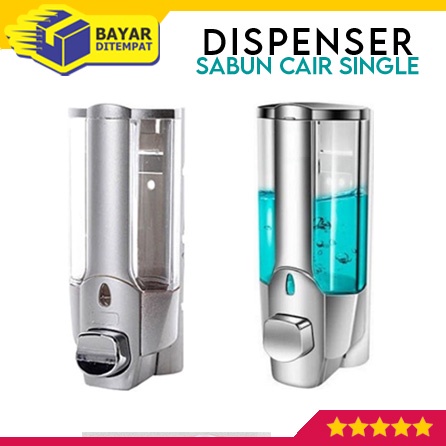 Jual Dispenser Sampho Sabun Cair SINGLE Tempat Shampo [ALT15] | Shopee ...