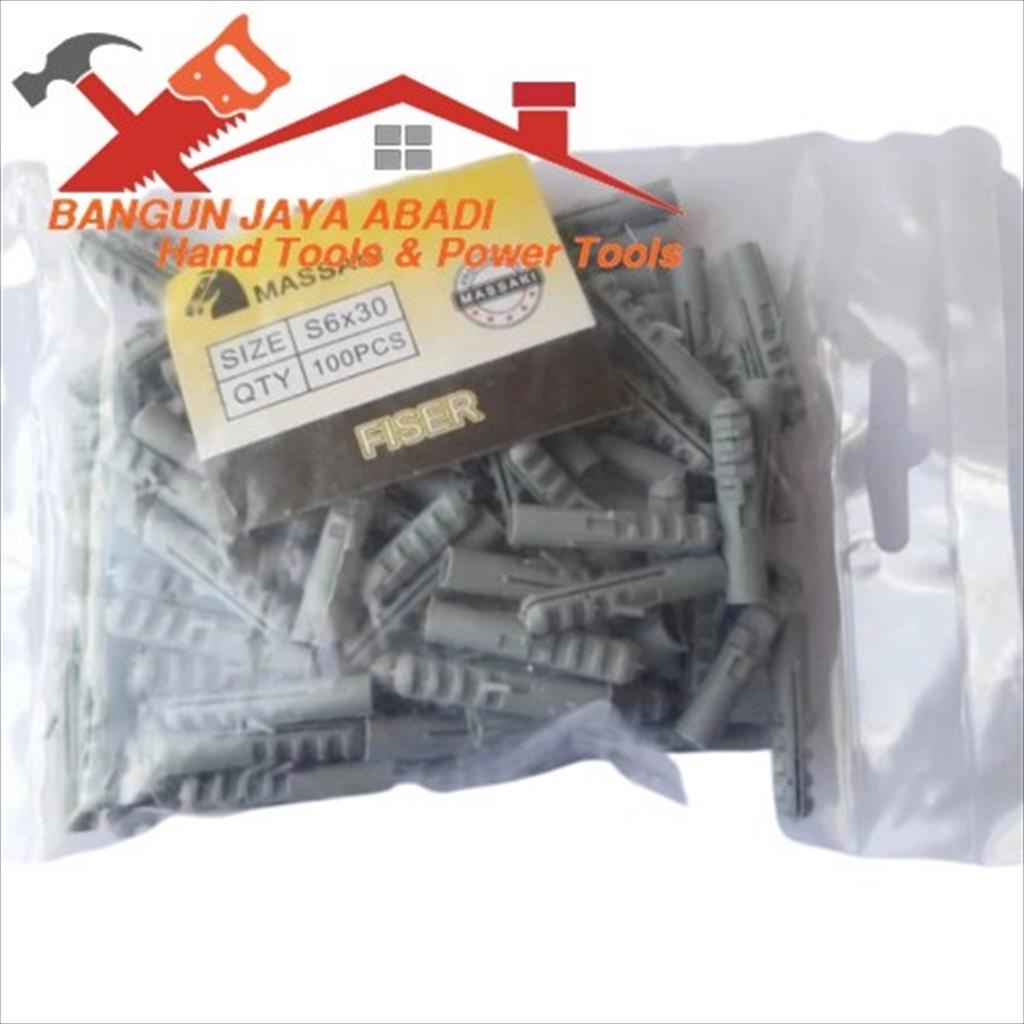 Jual Pengencang Sekrup Skrup dan Baut Beton Nylon MASSAKI S6 S-6 M6 M-6 ...