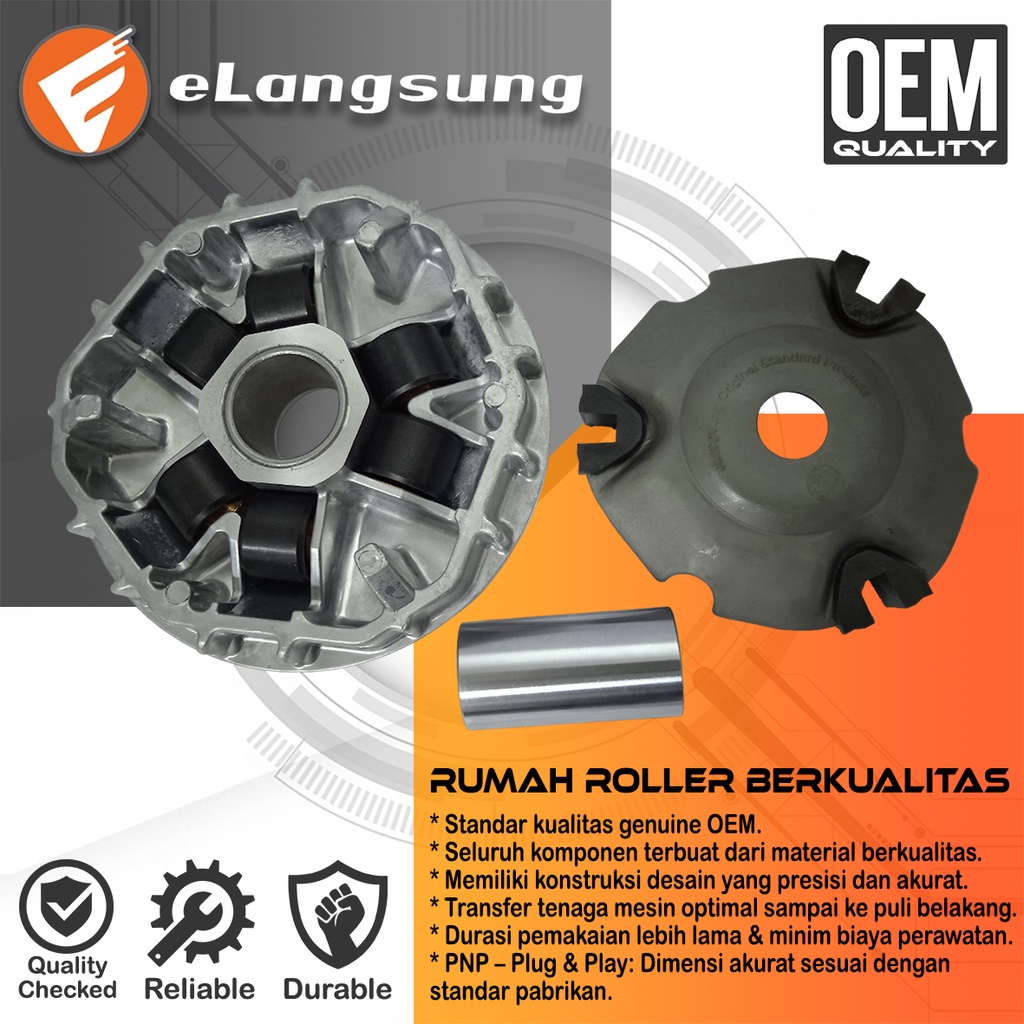 Jual Rumah Roller Vario 125 Bohlam KZR Bosh Slider BERGARANSI 180 Hari ...