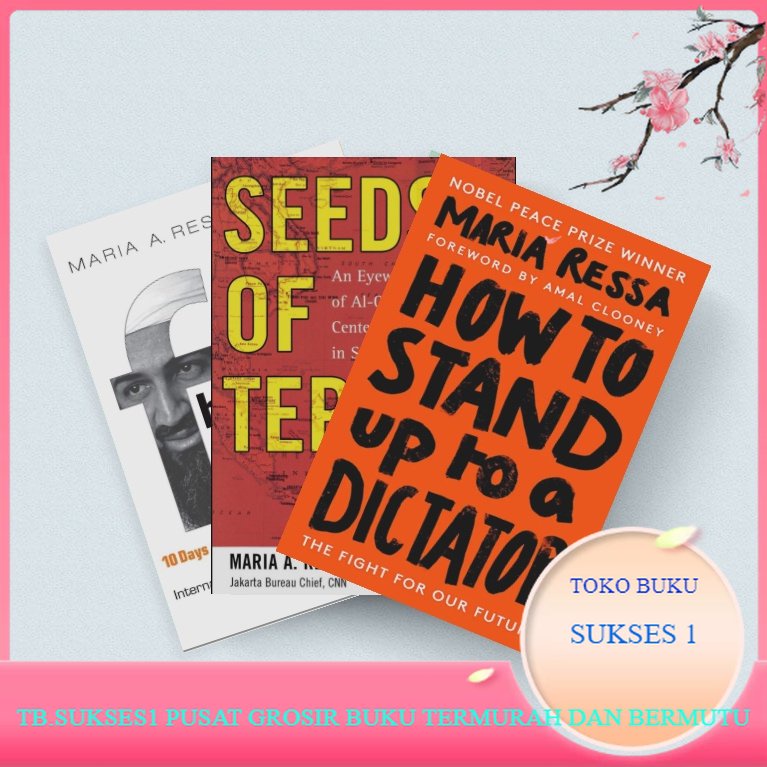 Jual Maria Ressa 3 Books Collection (How to Stand Up To A Dictator ...