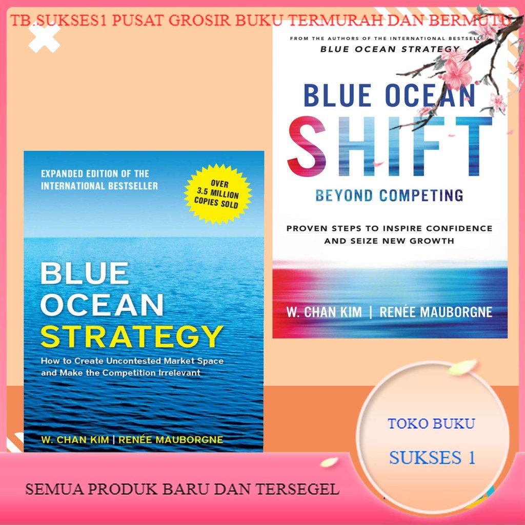 Jual (English) Blue Ocean Strategy & Blue Ocean Shift W Chan Kim Renee Mauborgne | Shopee Indonesia