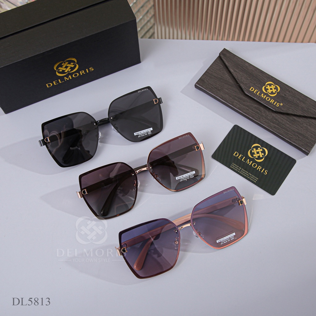 Jual DELMORIS REVANNY Series DL5813 Kacamata Hitam Wanita Sunglasses ...